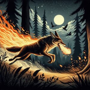 How Coyote Stole Fire: A Folktale of Trickery and Flame"