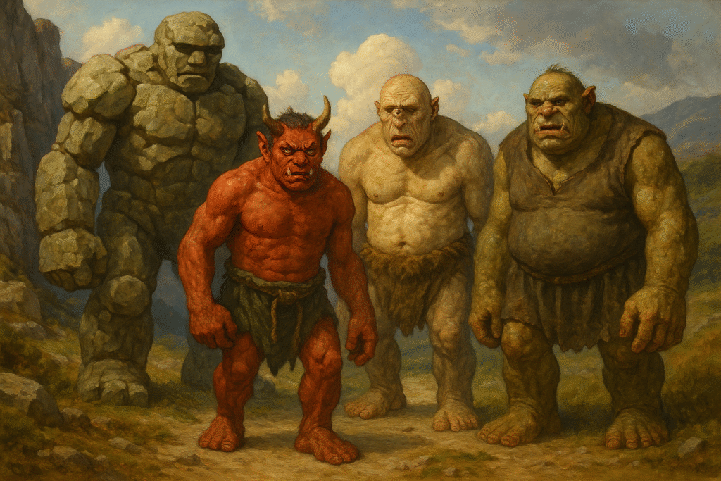 Fascinating Origins of Golems, Oni, Cyclops, and Ogres | OldFolktales.com